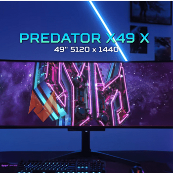 Игровой монитор Acer Predator X49 X QD-OLED - 48,9" / 240 Гц